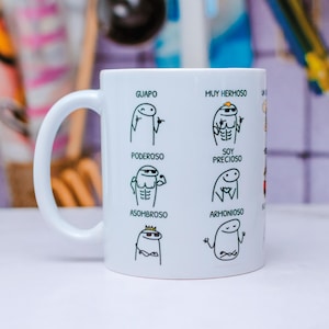 Plantilla Flork guapo poderoso para sublimar taza de 11 oz. - Etsy México