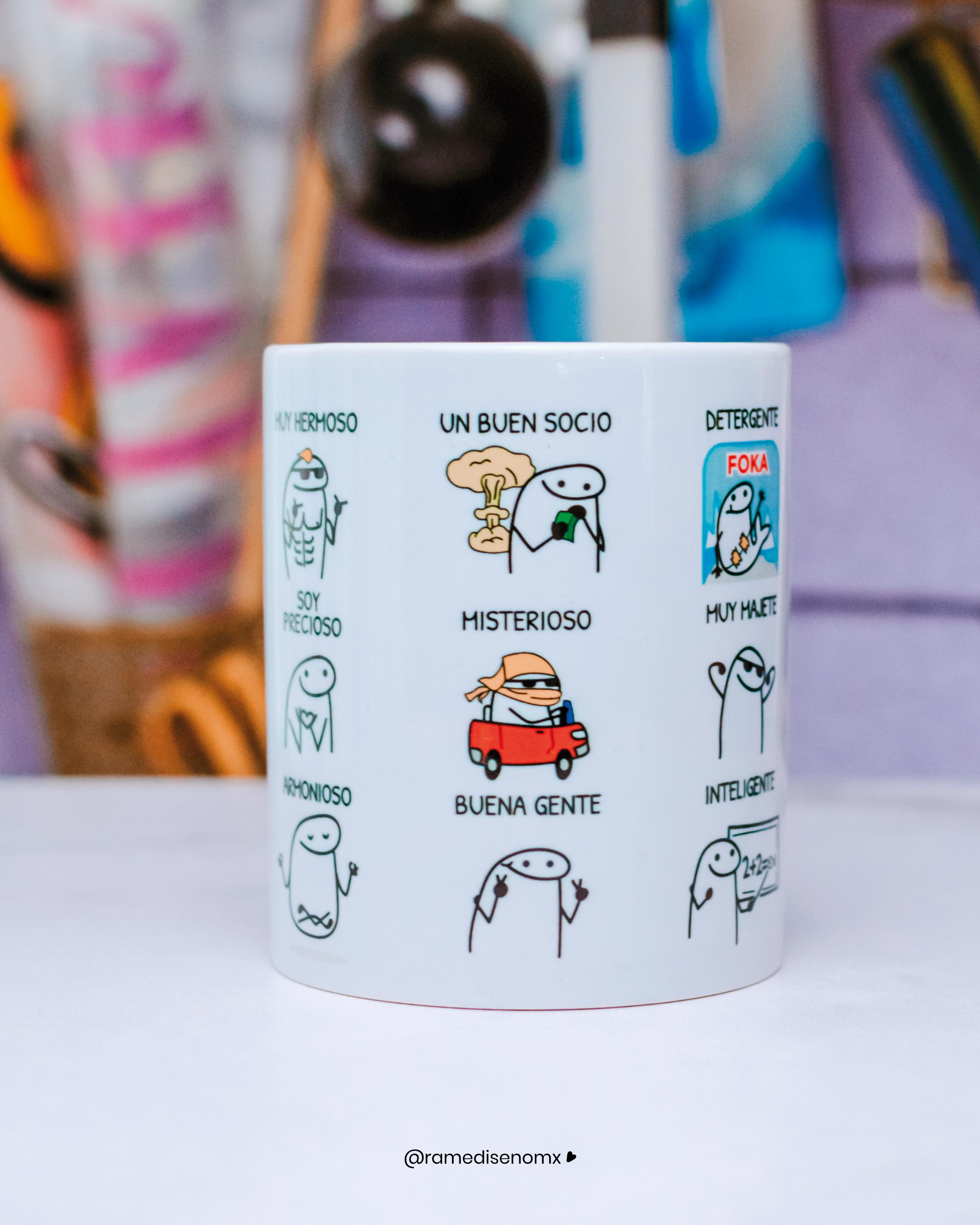 Plantilla Flork guapo poderoso para sublimar taza de 11 oz. - Etsy México