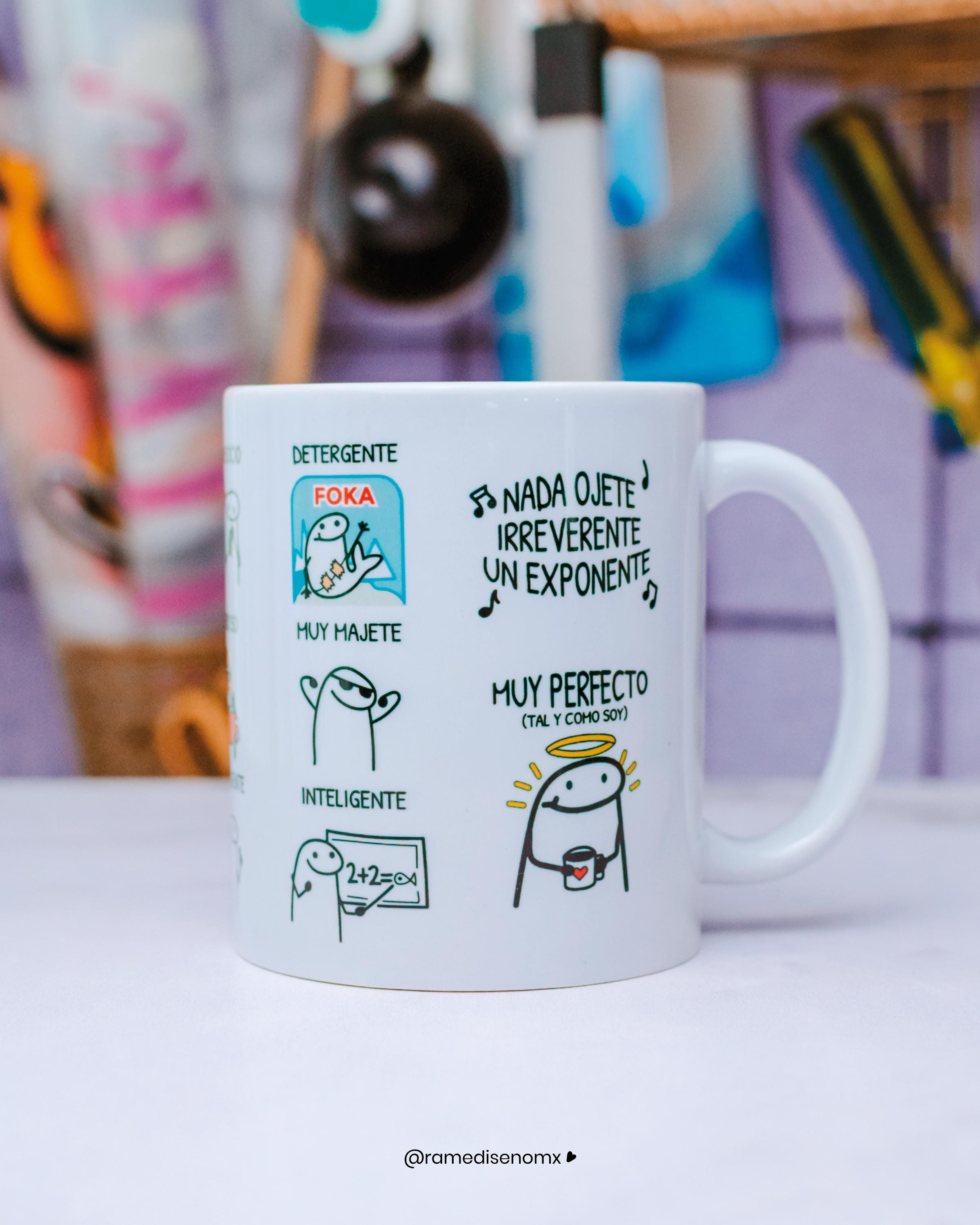 Plantilla Flork guapo poderoso para sublimar taza de 11 oz. - Etsy México