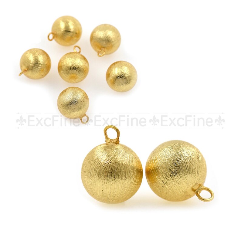 Gold Dipped Round Ball Pendantpolished Gold Plated | Etsy