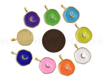 Half Moon Charm - Etsy