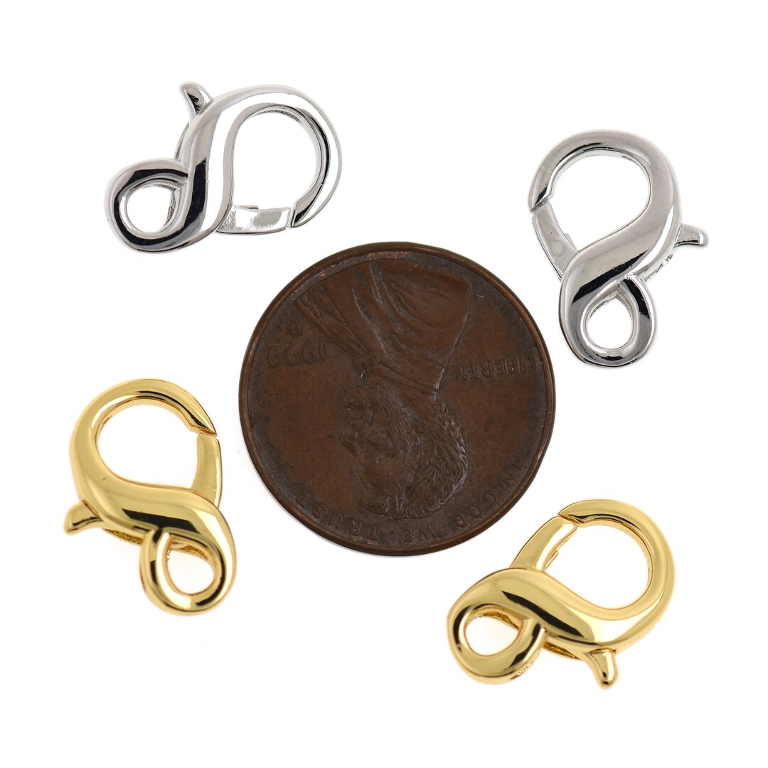 Gold Silver Swivel Connector Link, Keychain Ring Accessory for DIY ...