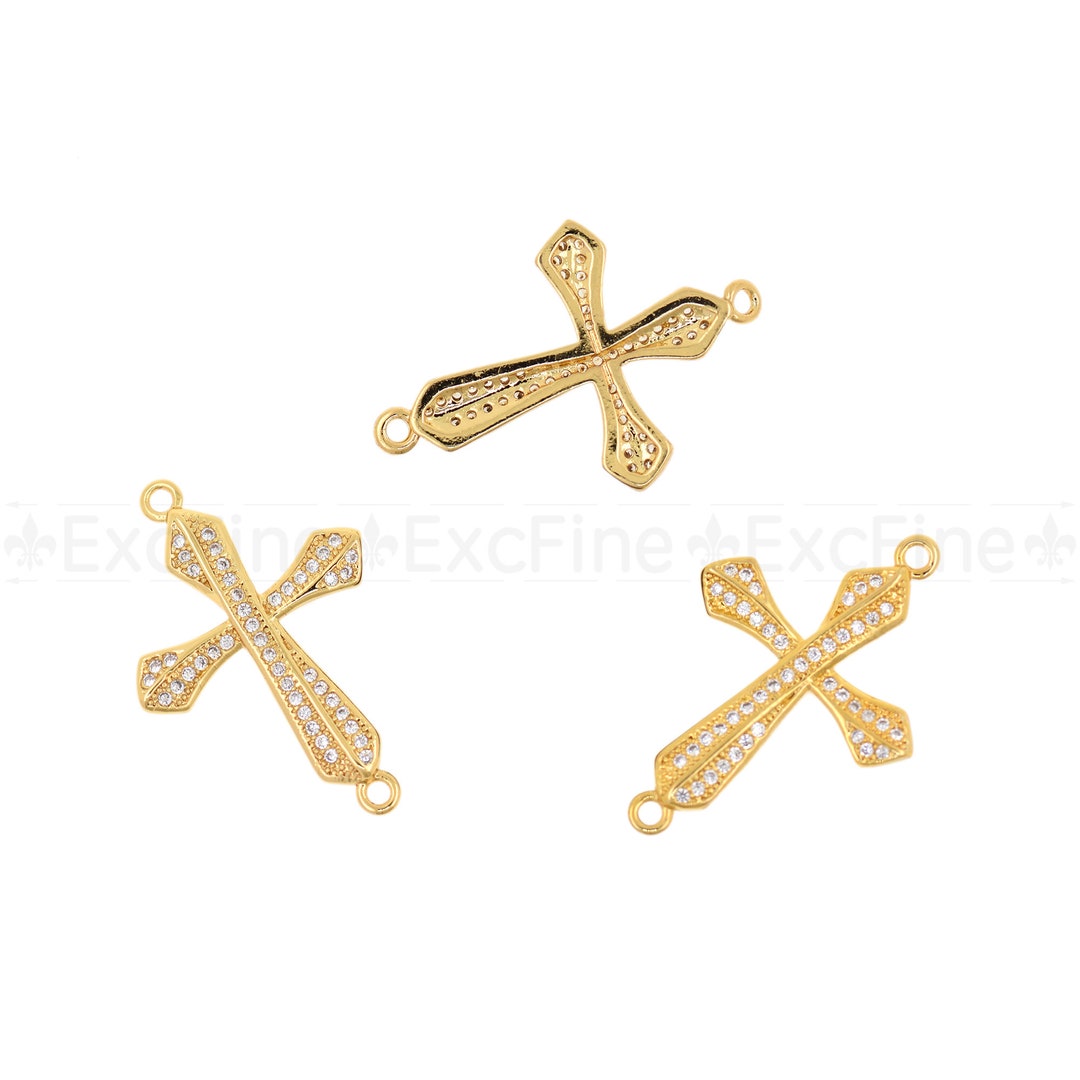 Cross Connector Cross Connector Religious Connector Charm for - Etsy