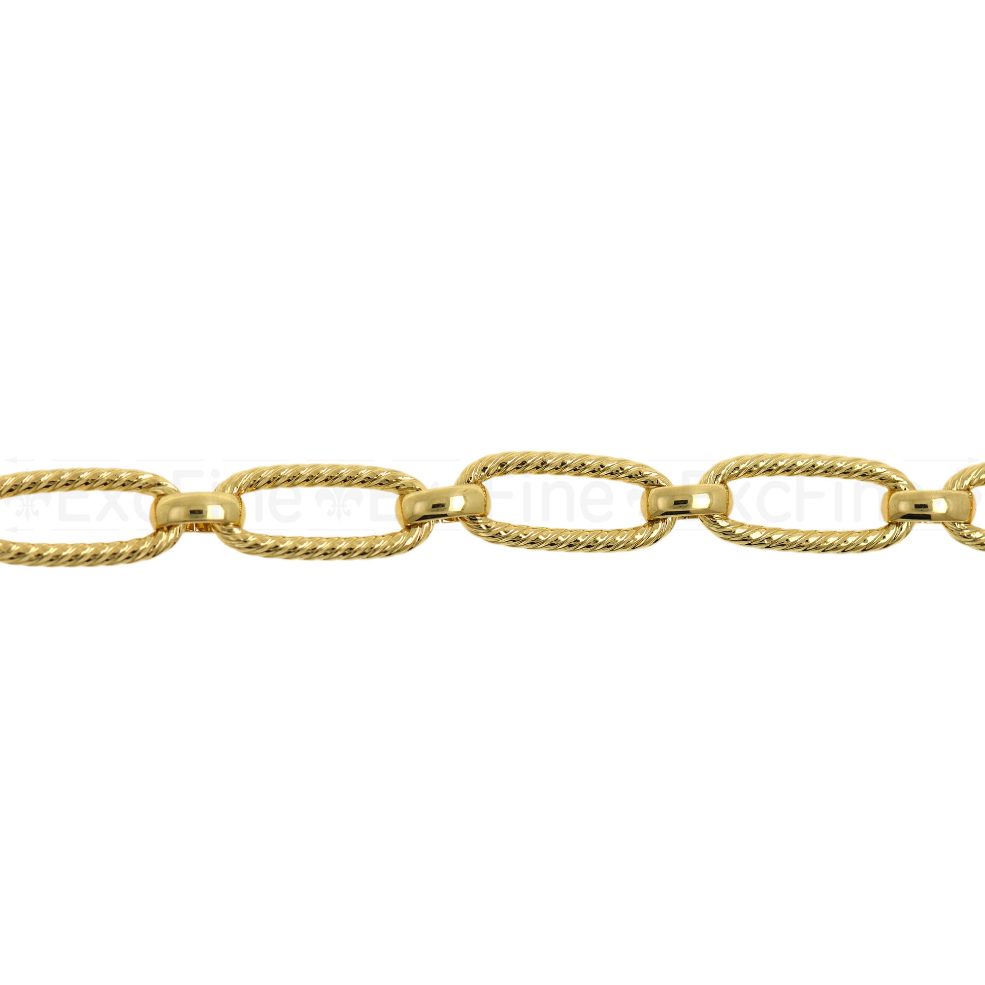 Brass Gold-plated Chain Twisted Chain Exquisite Chain - Etsy
