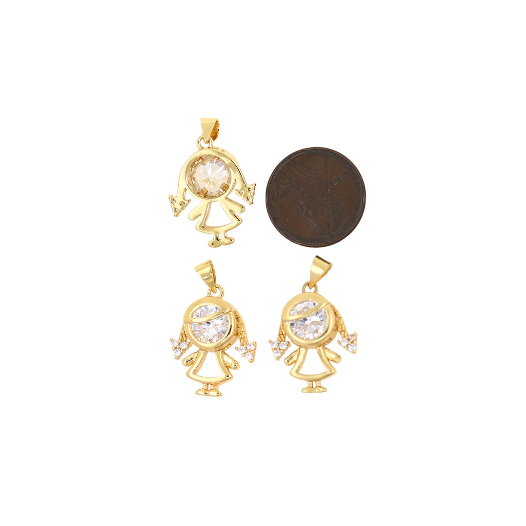 Exquisite Cute and Beautiful Girl Pendants, Children's Charm Necklaces ...