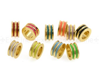 Enamel Chain Box Chain Necklace, Enamel Pop Chain Necklaces, Retro 1980 ...