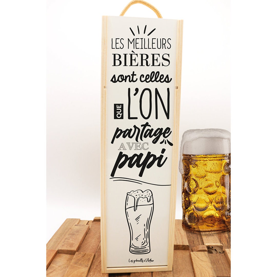 Bottle Box / Personalized Box / Grandpa Gift / Happy Grandpa’s Birthday ...