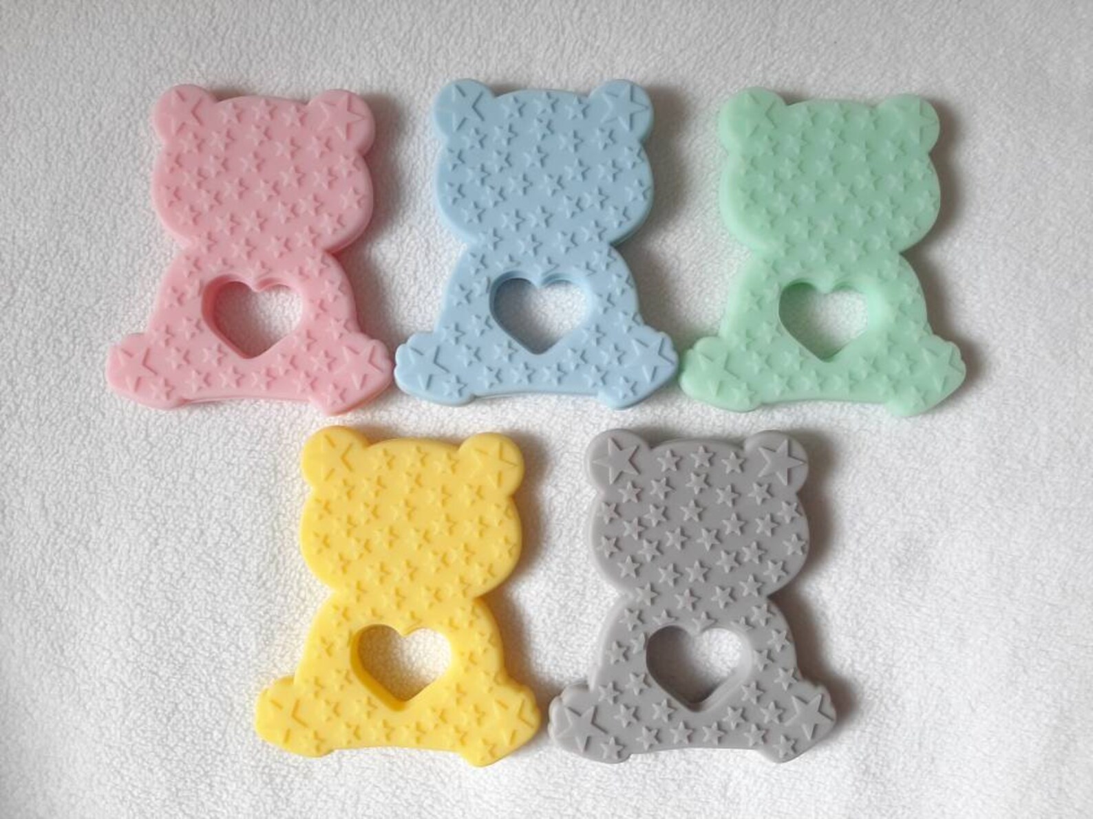 Baby Teether Teddy Bear Teether Silicone Teether Animal - Etsy