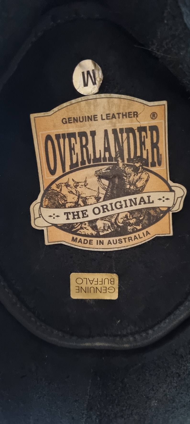 Original Vintage Overlander Leather Hat. Genuine Leather. Made in ...