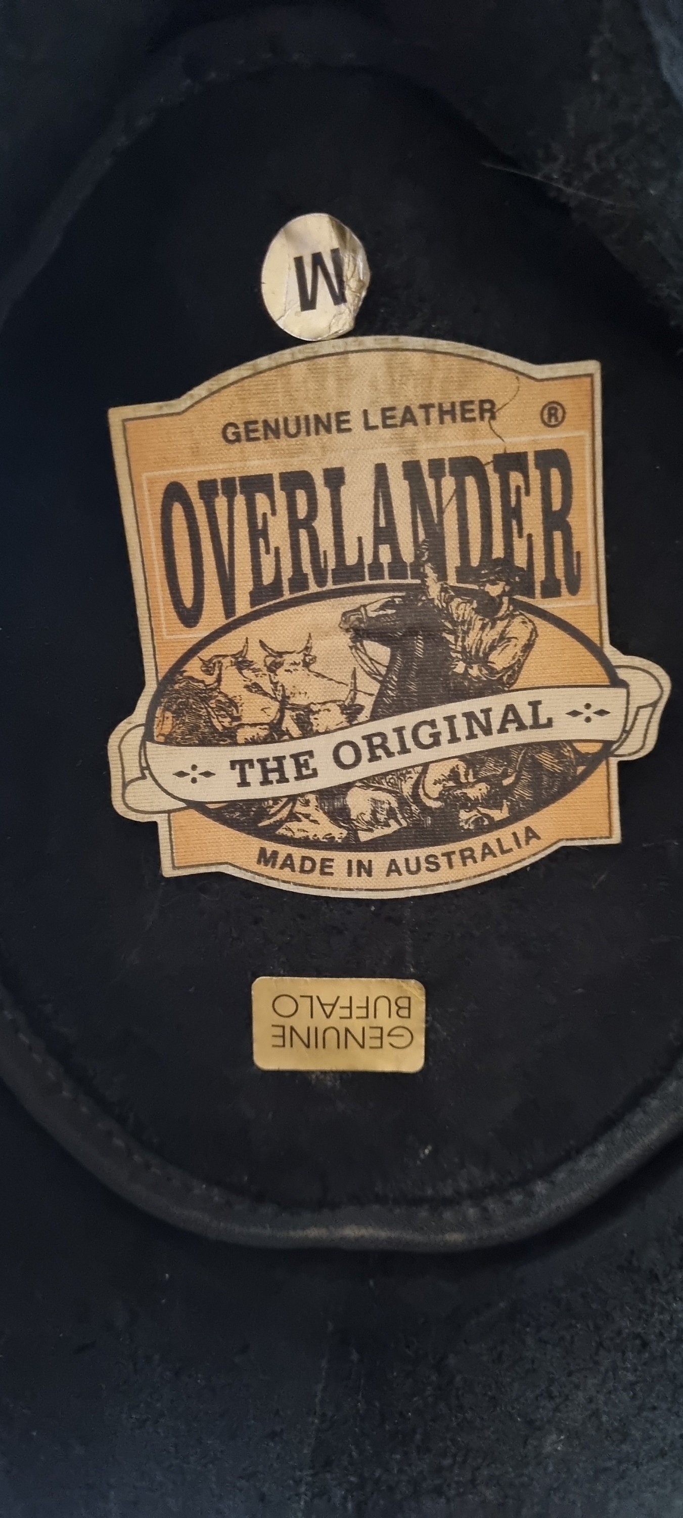 Original Vintage Overlander Leather Hat. Genuine Leather. Made in ...