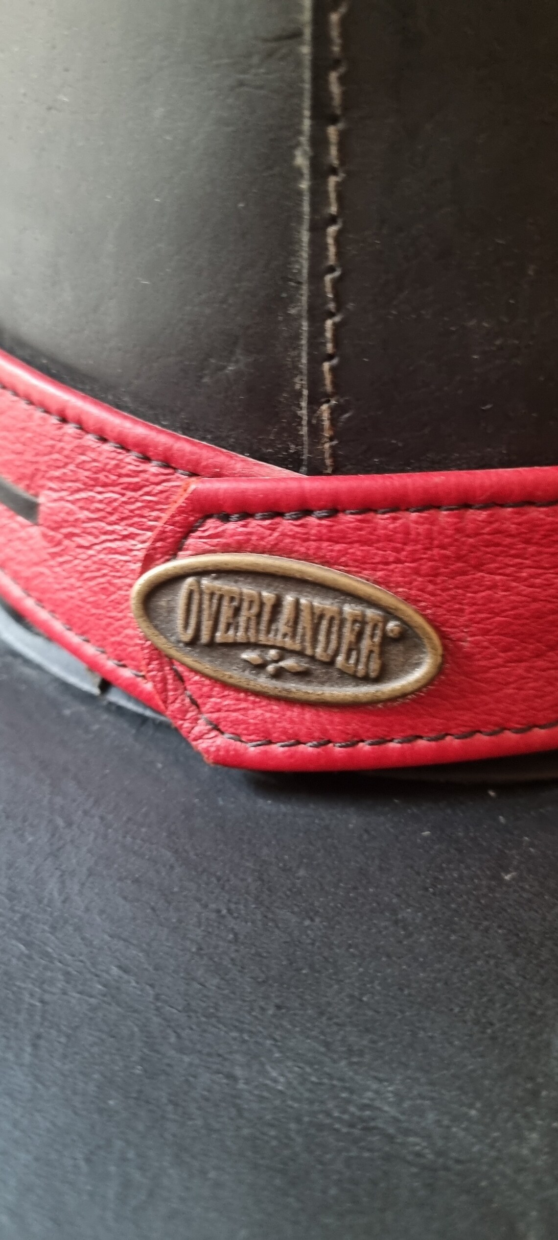 Original Vintage Overlander Leather Hat. Genuine Leather. Made in ...