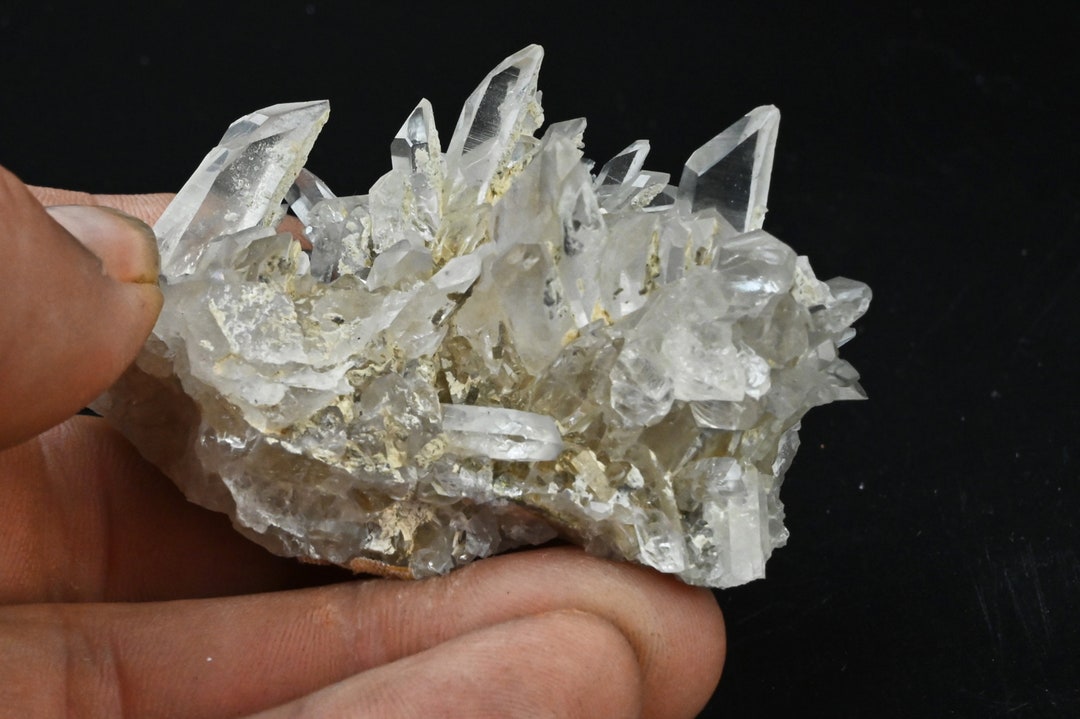 Quartz From Antigascou France Collectible Minerals Rock Crystal Cluster ...