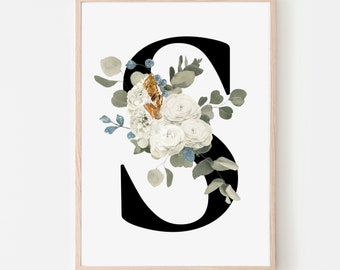 Monogram Letter S | Etsy