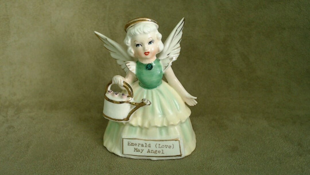 Vintage may Angel Figurine May Calendar or Birthday Girl of the Month ...