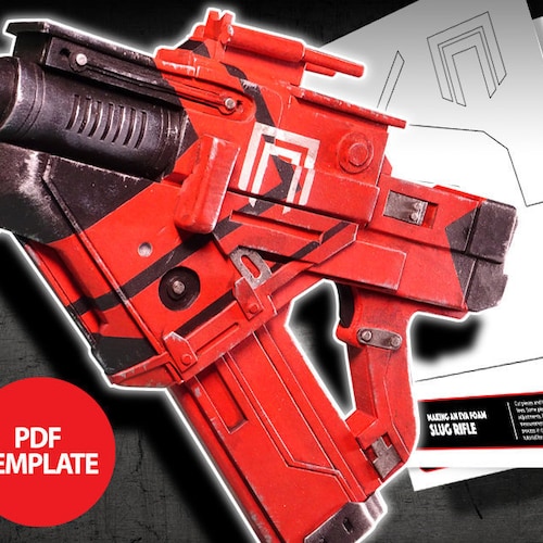 EVA Foam Slug Rifle Template | Etsy