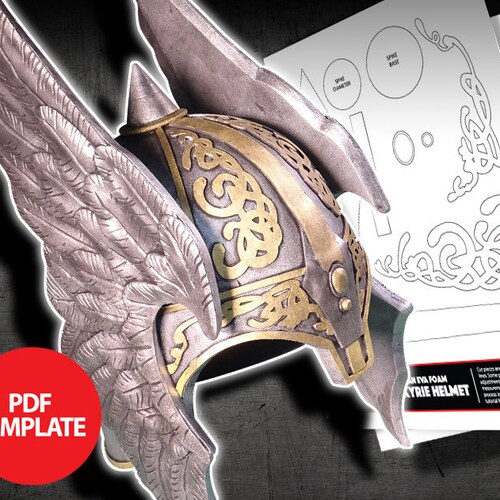 EVA Foam Knight Gauntlet Template - Etsy