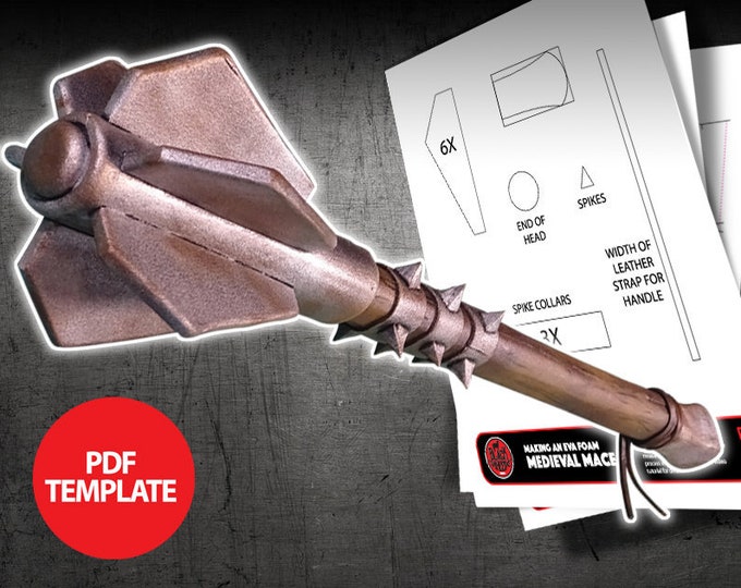 Morning Star Mace, Six-ribbed Mace, Scandinavian Mace, Large Mace ...