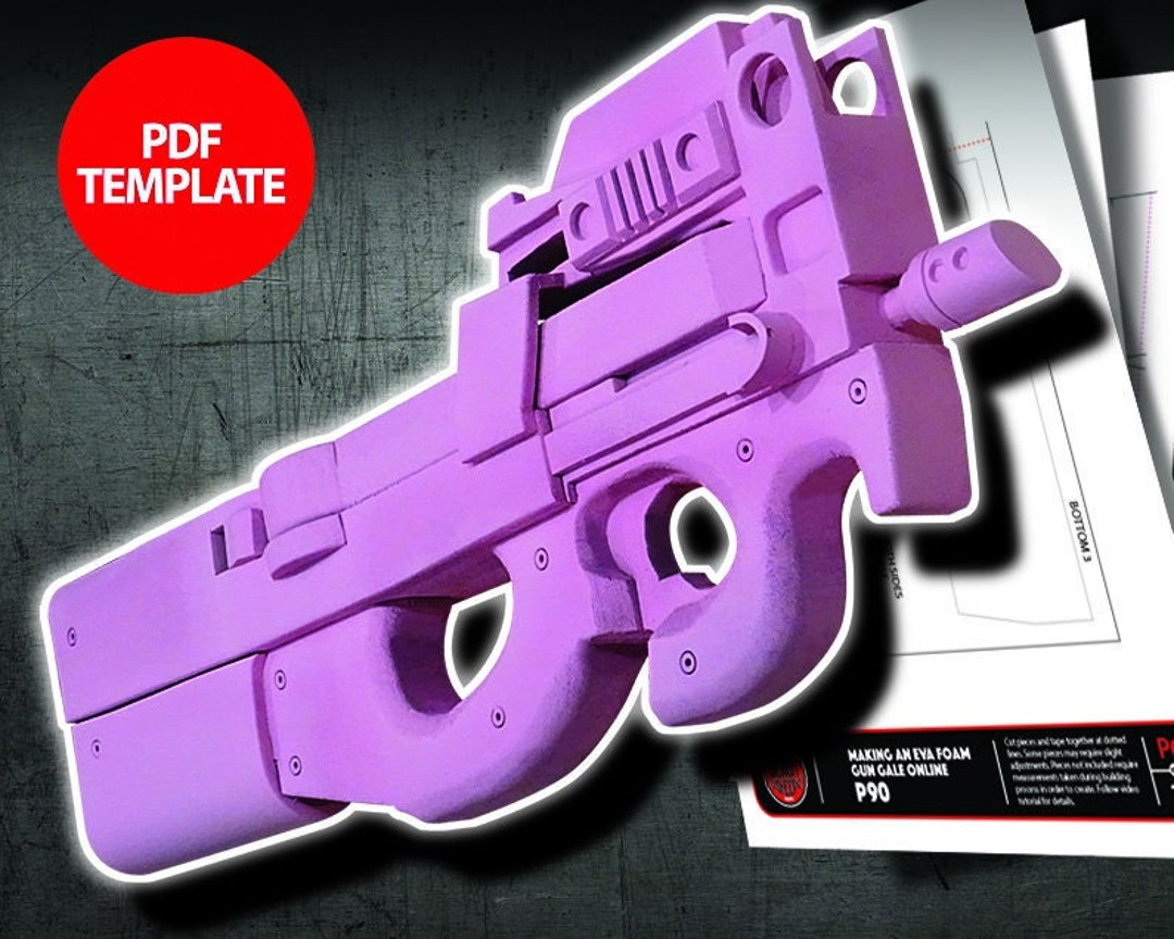 Eva Foam P-90 Template - Etsy