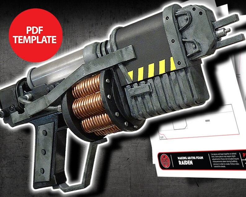 Eva Foam Rai-den Template - Etsy