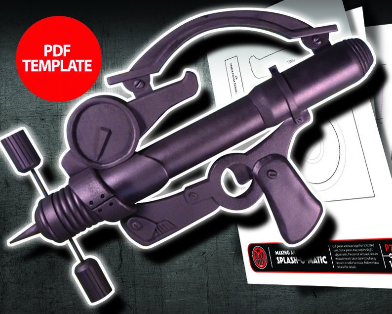 Eva Foam Splash-o-matic Template - Etsy