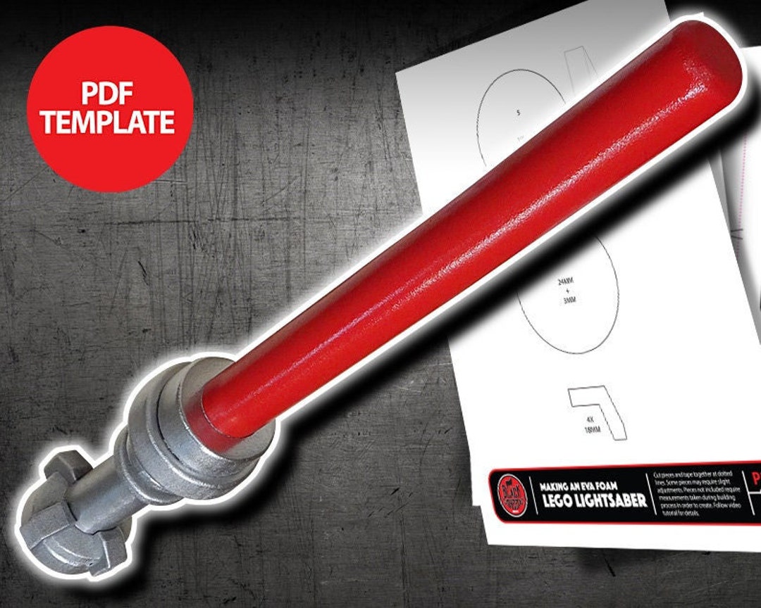 Eva Foam Lightsaber Template - Etsy