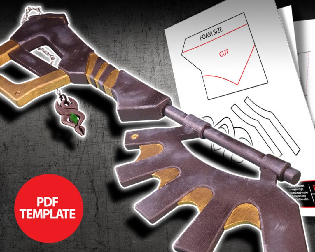 EVA Foam Keyblade Template - Etsy