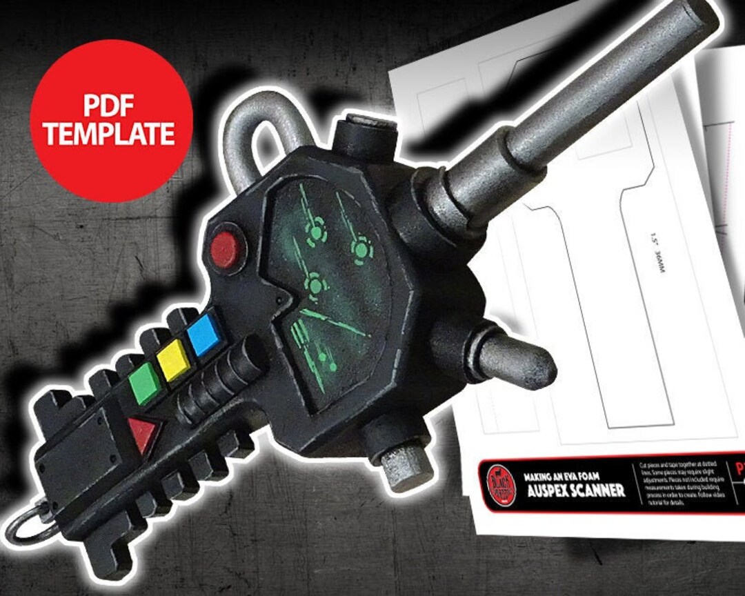 Eva Foam Auspex Scanner Template - Etsy