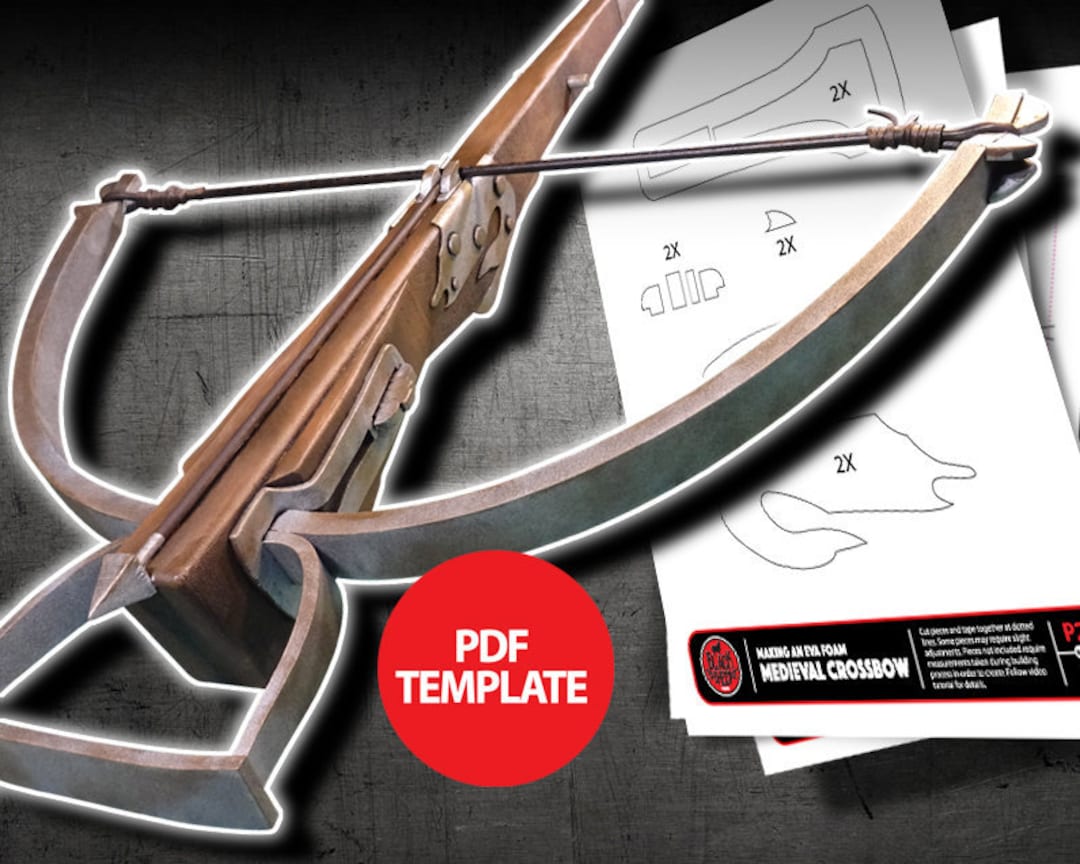 EVA Foam Medieval Crossbow Template - Etsy