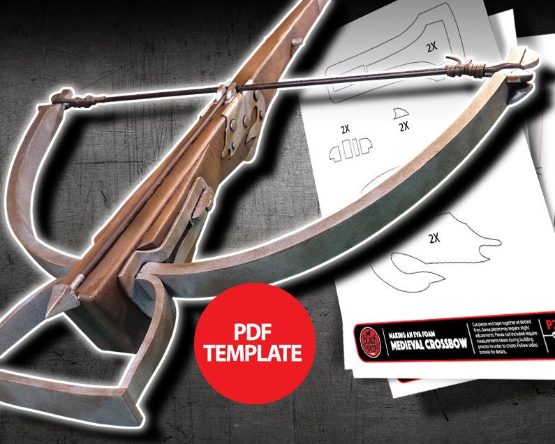 EVA Foam Medieval Crossbow Template - Etsy