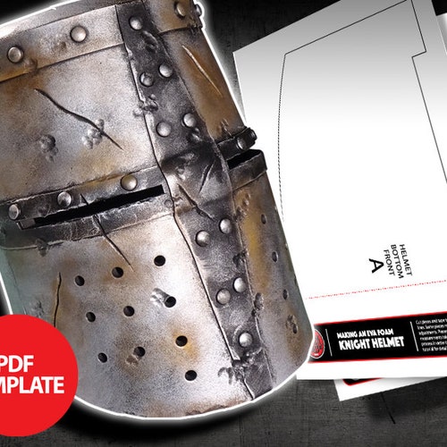 EVA Foam Knight Gauntlet Template - Etsy
