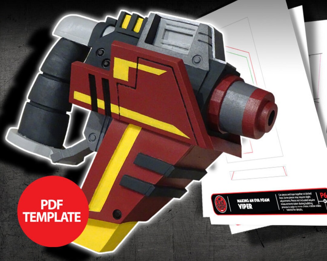 Eva Foam Viper Template - Etsy