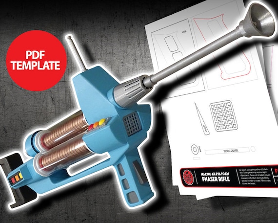 Eva Foam Phaser Rifle Template - Etsy
