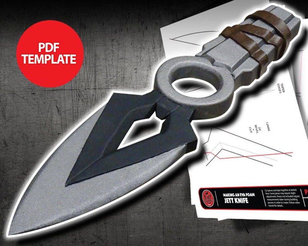 Paper Kunai Template