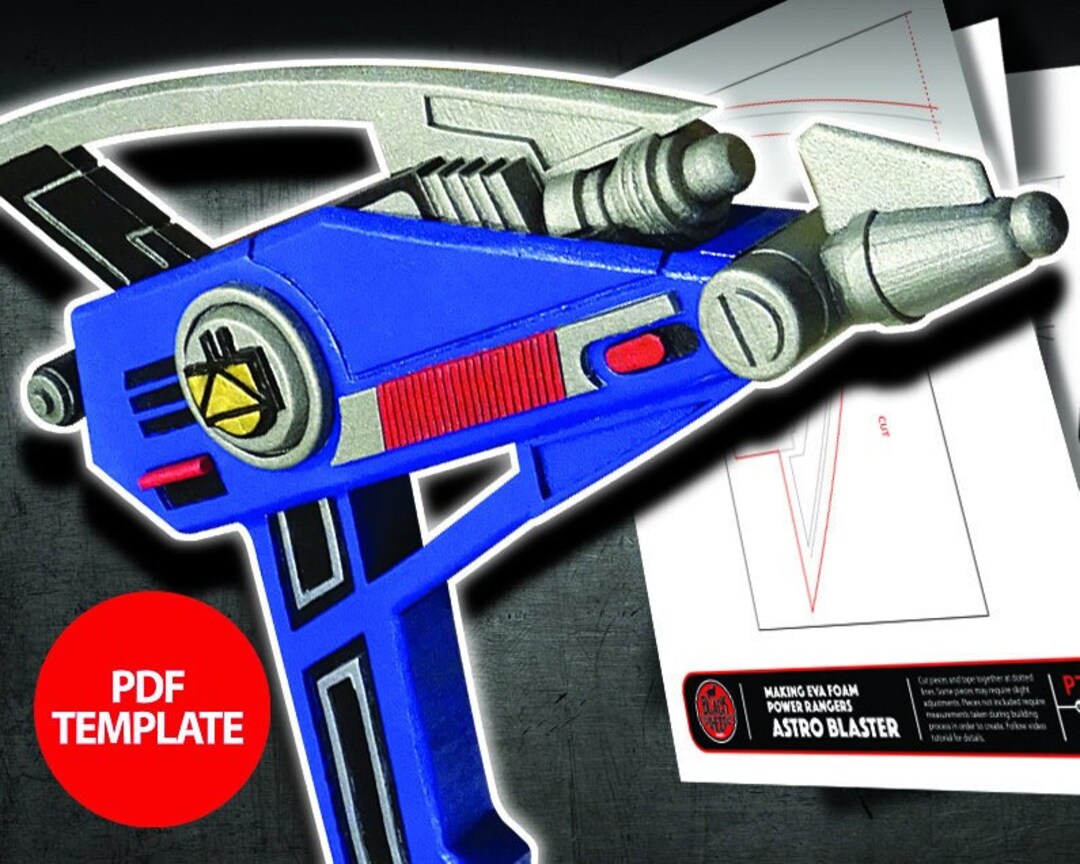 Eva Foam Astro Blaster Template - Etsy