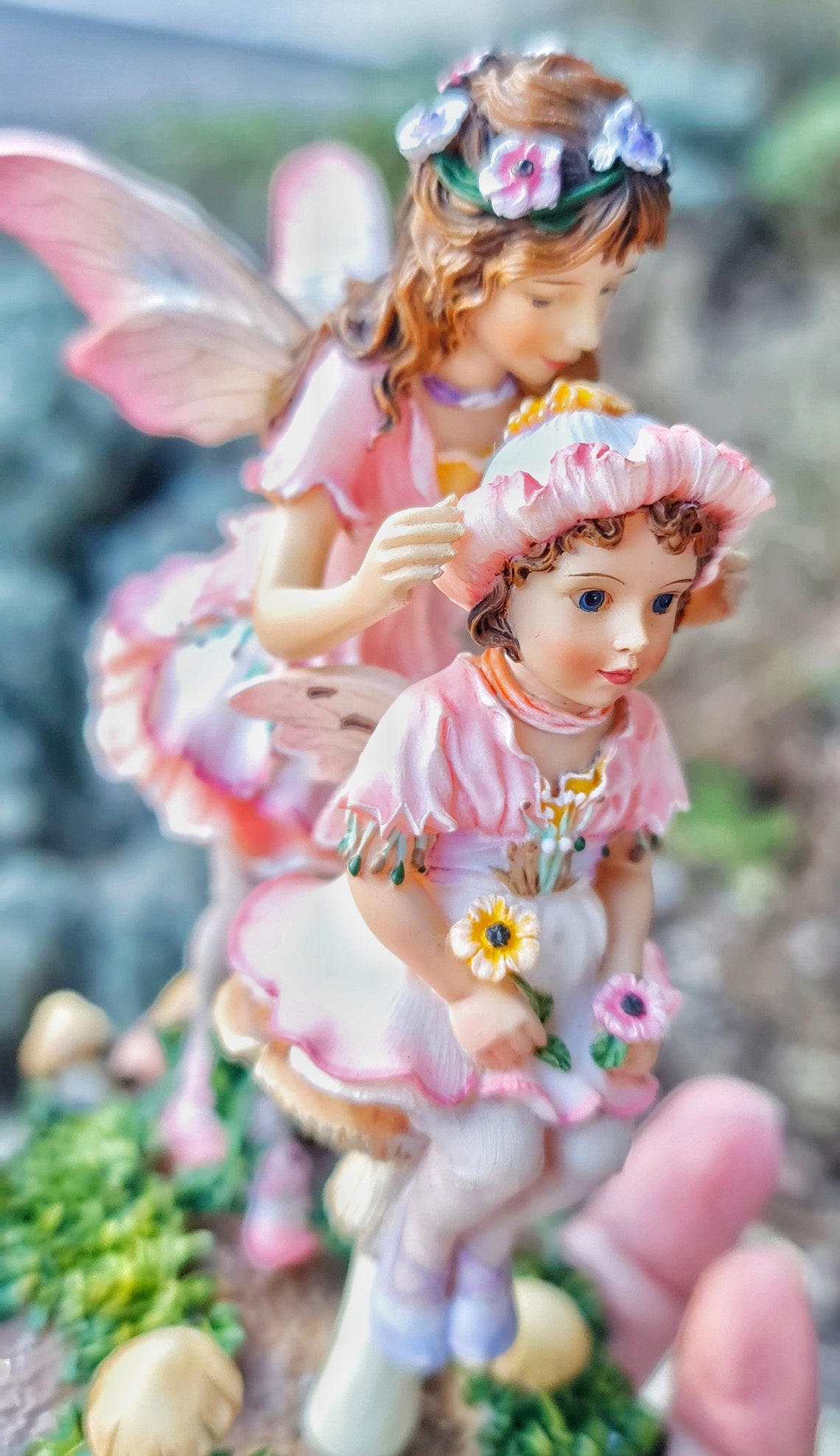 Miniature Fairy Figurine, Fairy Angels, Christine Haworth, Angelcore ...