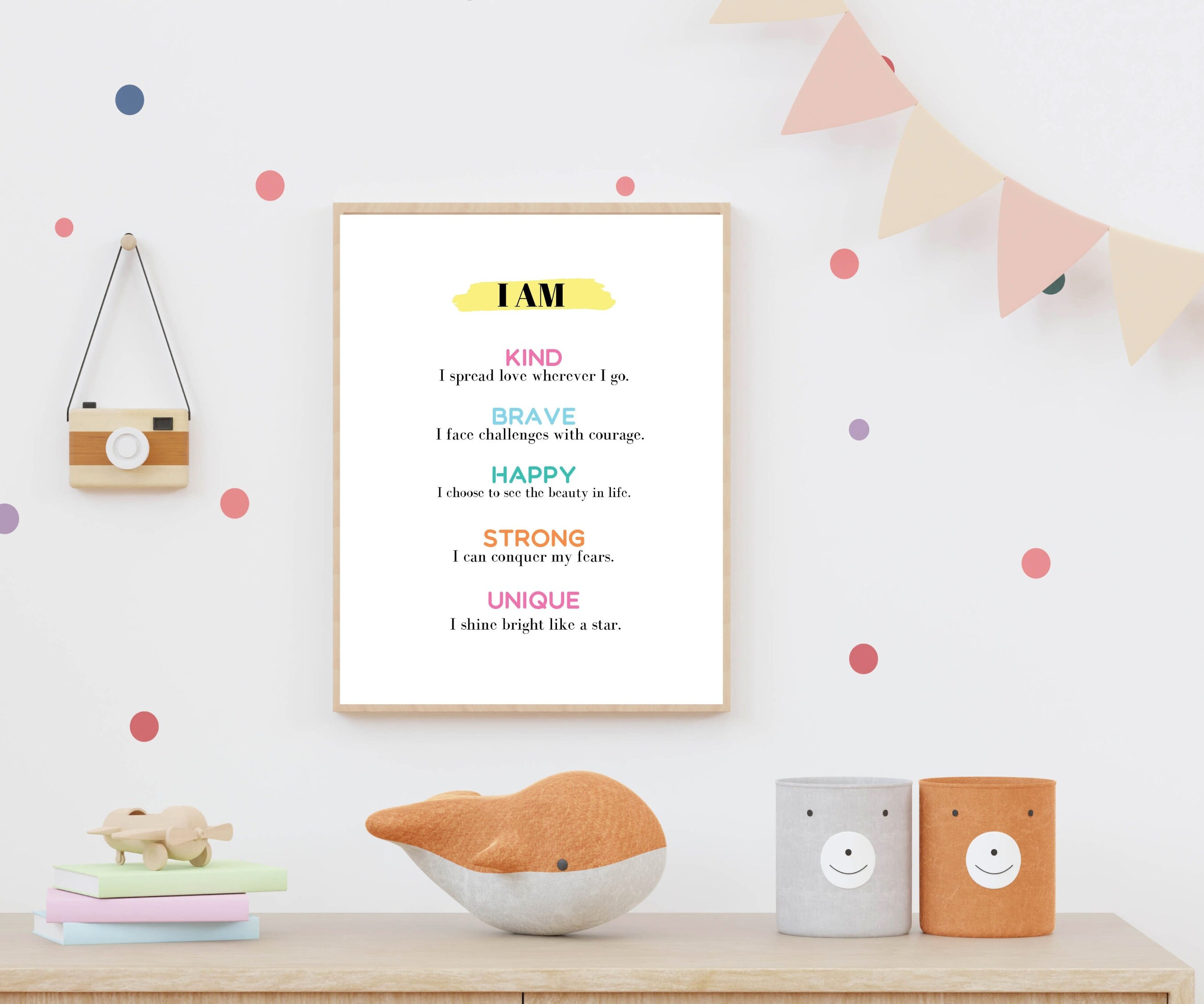 Affirmations for Kids, Classroom Posters, I Am Affirmations, Playroom ...