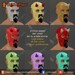 Mascara de diablo Papercraft - Etsy México