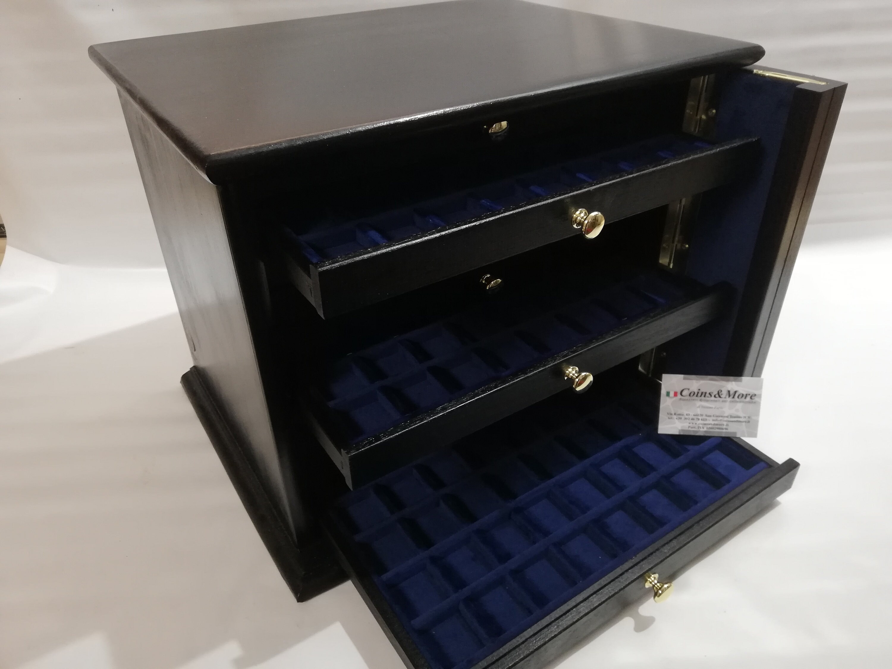 Coin Cabinet in Real Wood 10 Drawers in First Quality Italian - Etsy