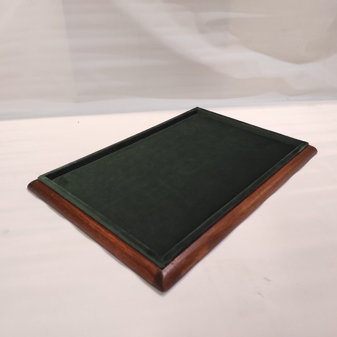 Tray in Wood and Velvet for Jewels, Coins, Medals CUSTOMIZABLE - Etsy