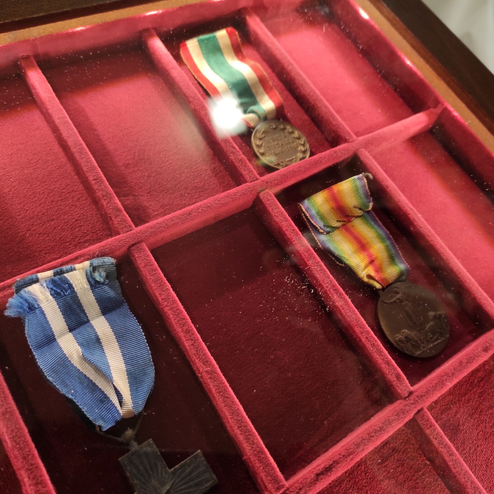 Showcase Display Case for Medals With LED Light Medals - Etsy