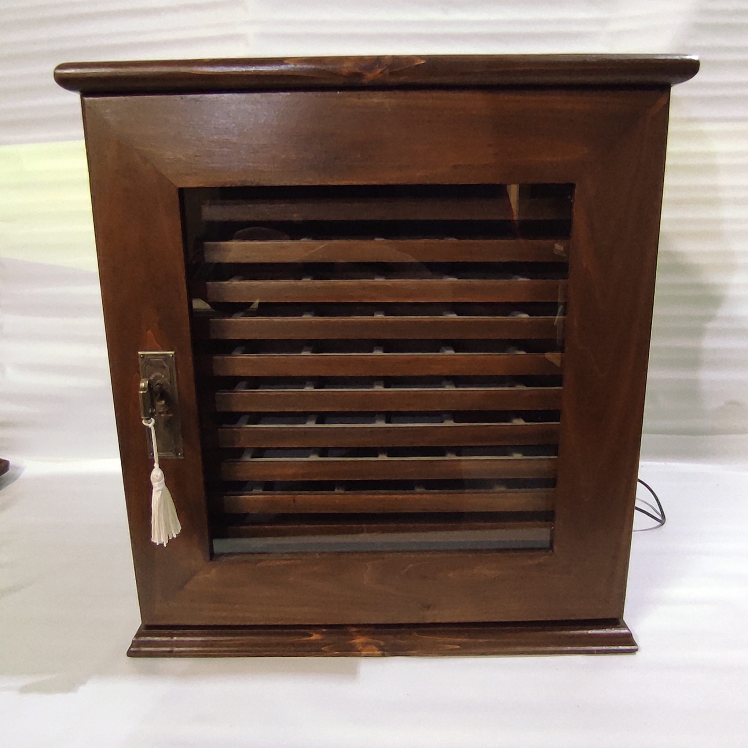Cabinet for 14 Numismatic Trays - Coin Cabinets With Glass and Lock - Etsy