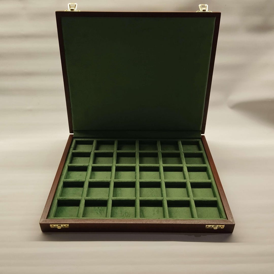 Solid Wood Box for Coins and Medals – Handcrafted Design - Etsy