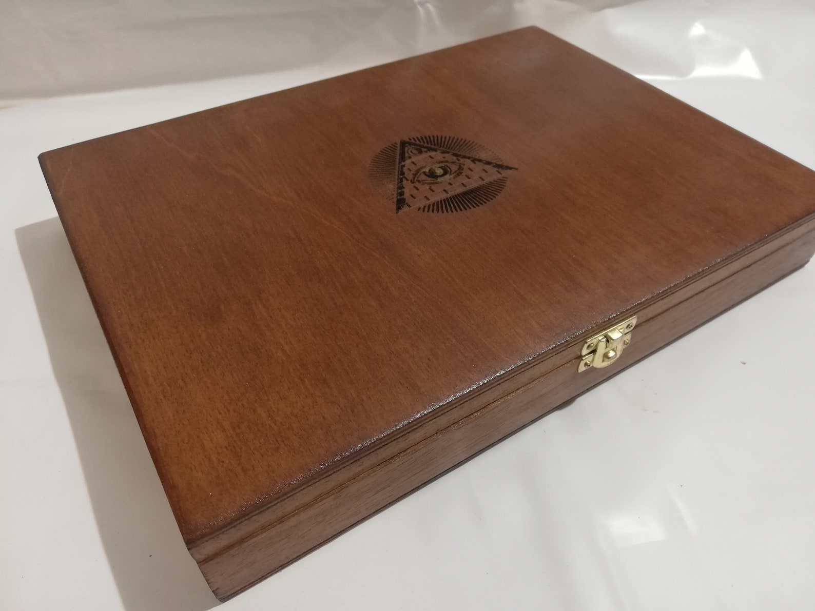 Wooden Casket for Masonic Collectibles Freemasonry Pyramid - Etsy