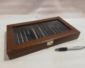 Pen Box Wooden Case. Display for Fountain Pen Collection | Etsy