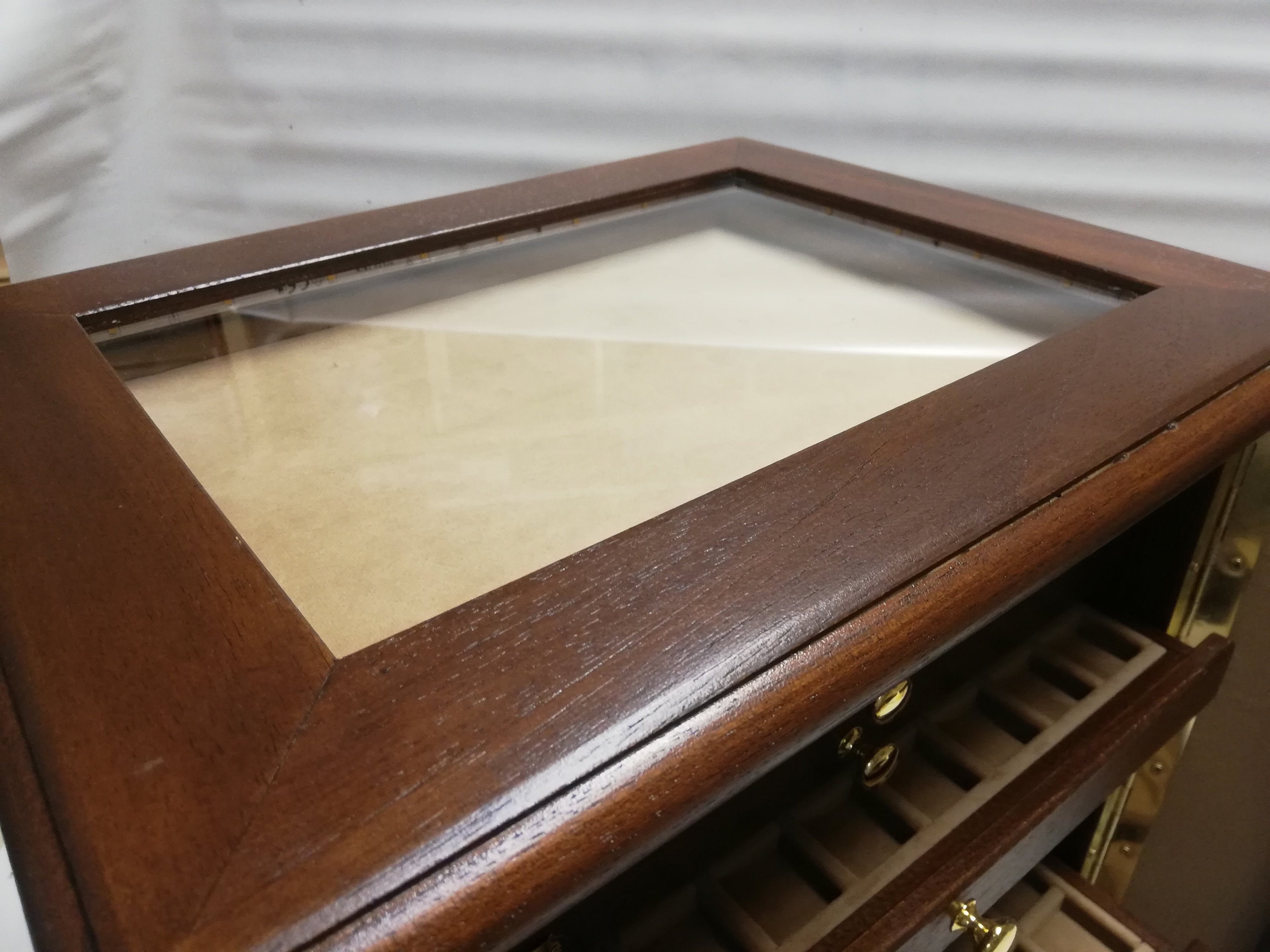 Coin Cabinet 151 Drawers in Real Wood and Italian Velvet of - Etsy