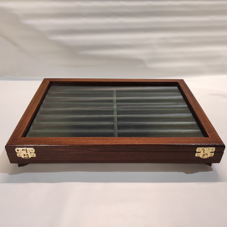 Wooden Case for Collectible Pens 16 Fountain Pens Exhibitor | Etsy