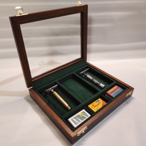 Refined case for 3 SAFETY RAZOR- HANDMADE in Italy - - Etsy