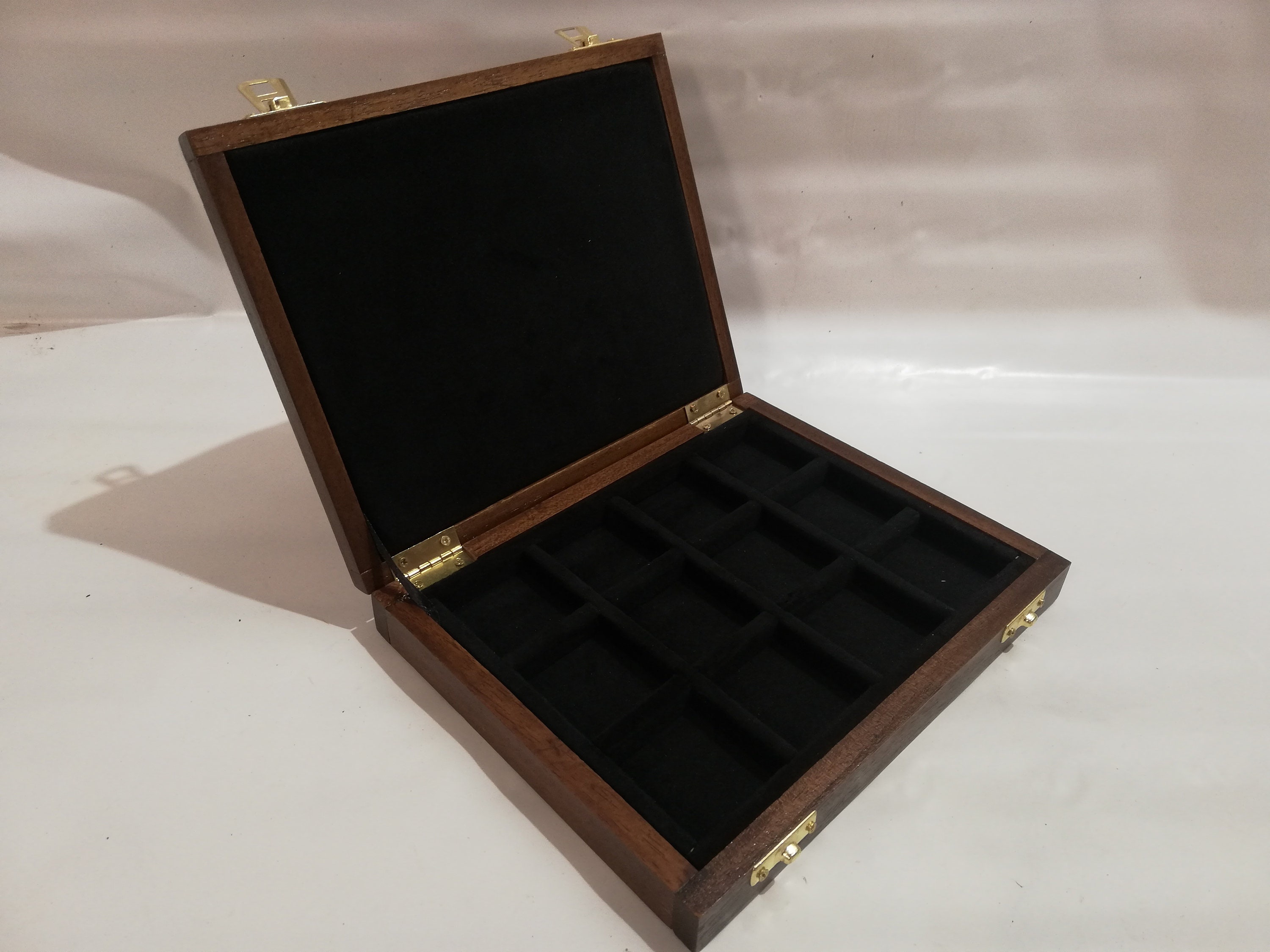 Casket for Gold Coins Case in Solid Wood and Royal Black - Etsy