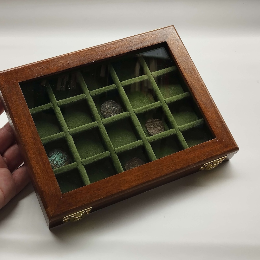 Numismatics Box Sterling, Marenghi, Follis, Ancient Roman Coins BJG 20 ...