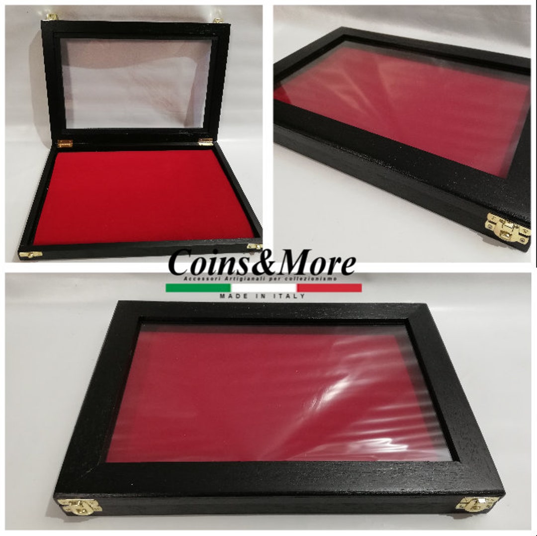 Wooden Case Expositor for Coins or Medals, Malacology, Gems ...